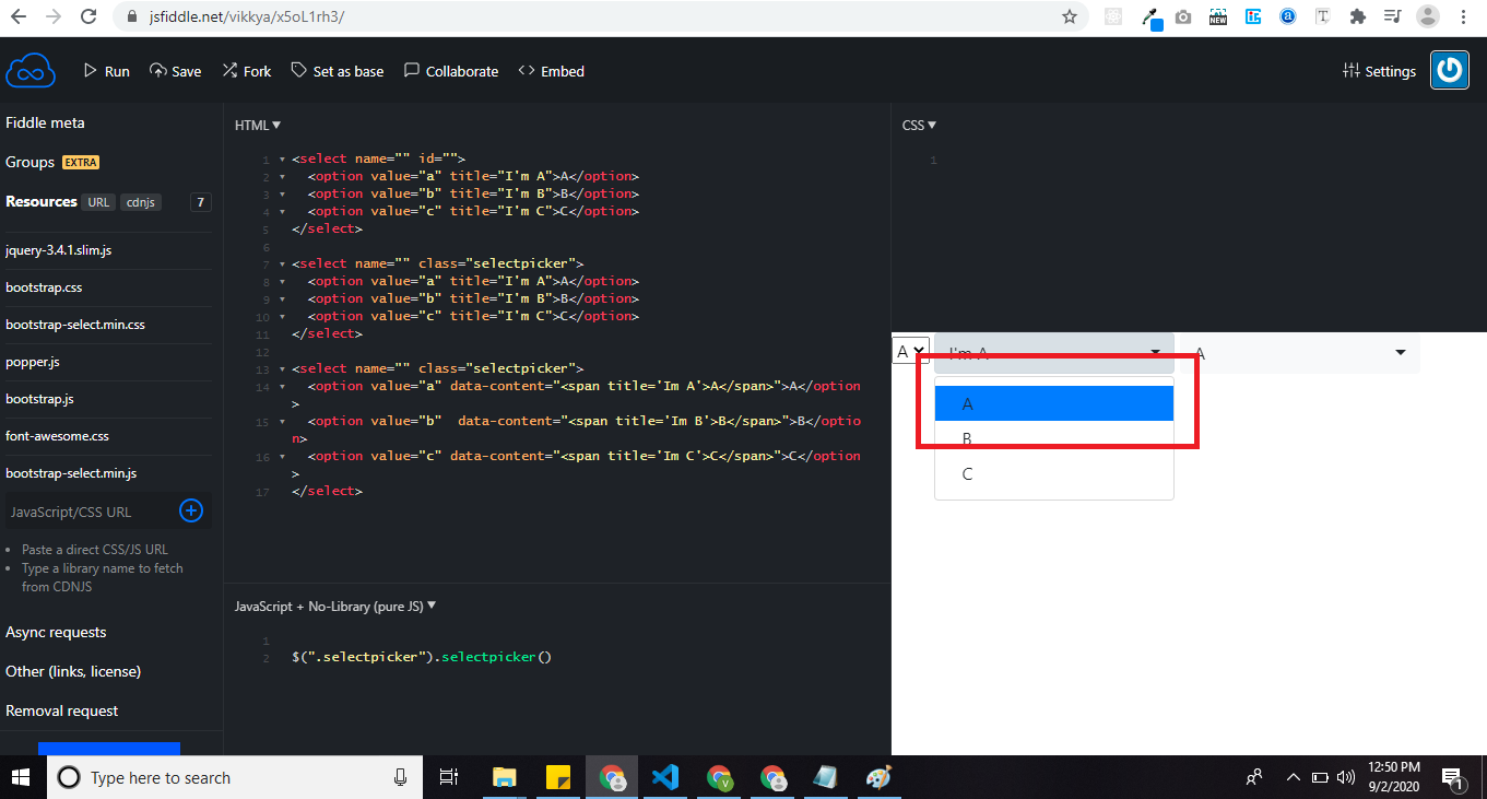 options mouseover title doesn't work · Issue #2520 · snapappointments/bootstrap-select · GitHub