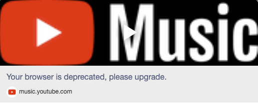 NOT AN ISSUE - Youtube Music · Issue #799 · cookpete/react-player · GitHub