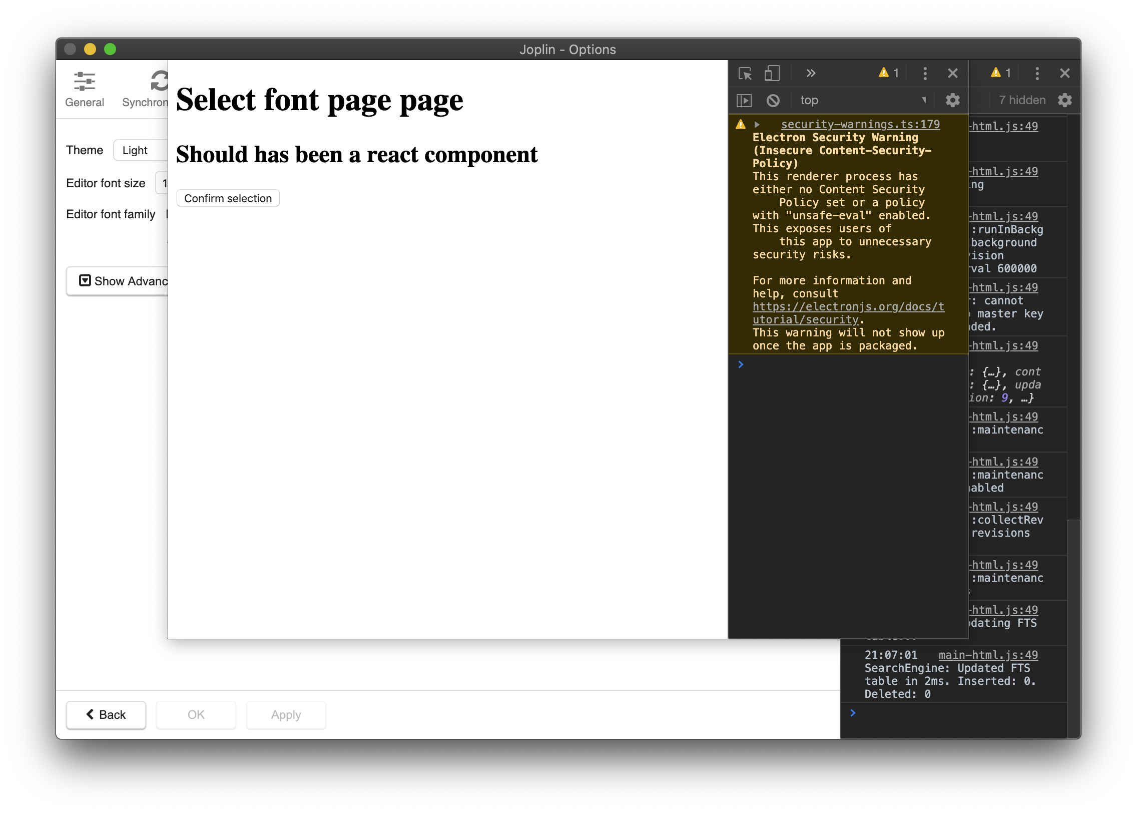 Implement font picker in desktop application · Issue #2605 · laurent22 ...