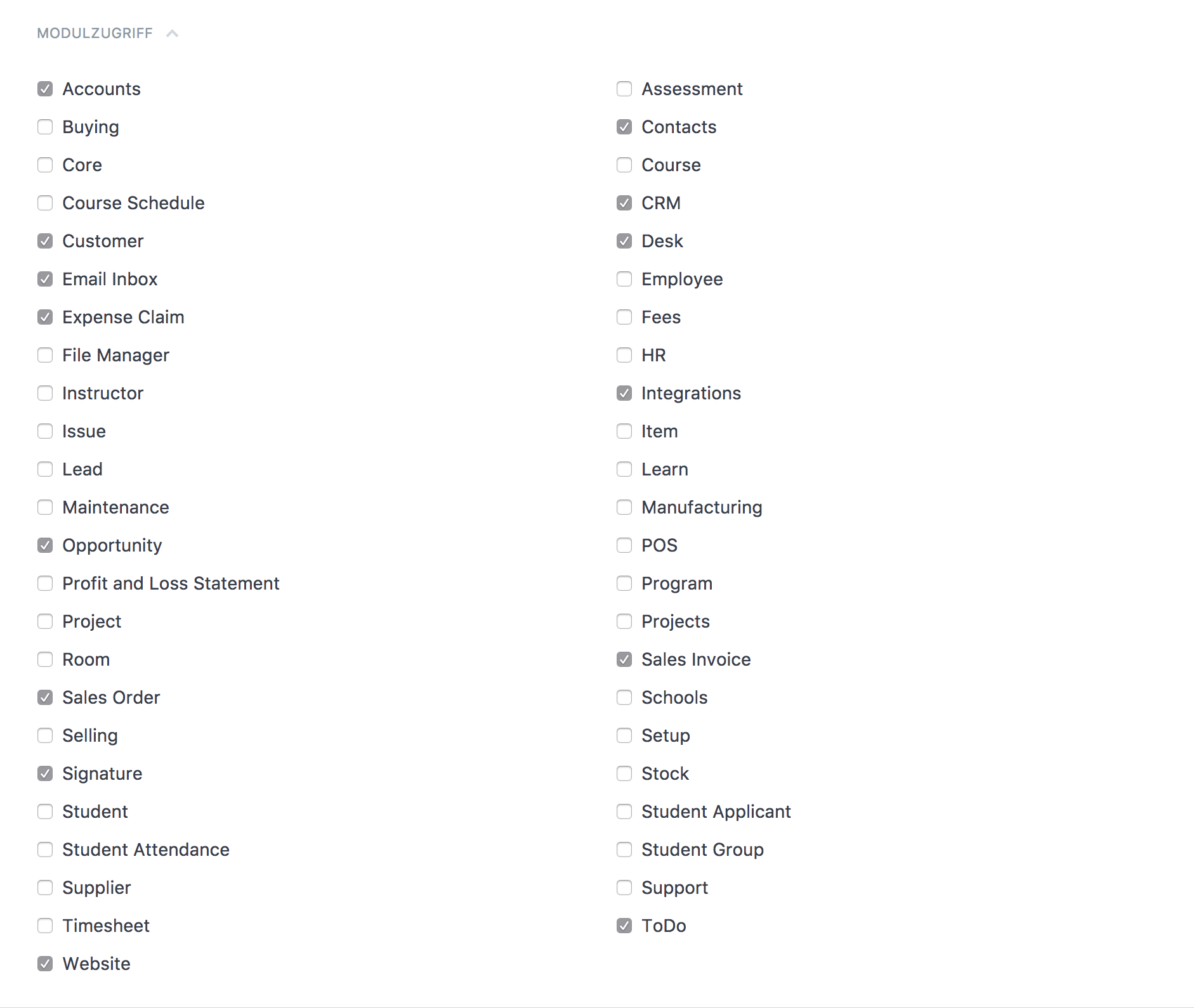 Bug New User Unable To See Selected Modules · Issue 9543 · Frappeerpnext · Github