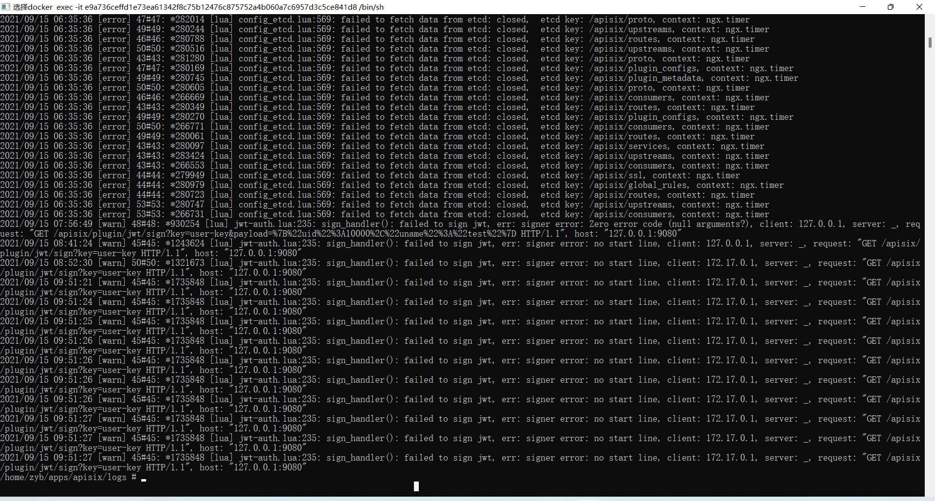 request help: jwt-auth plugin failed to sign jwt HTTP/1.1 500 Internal Server Error · Issue ...