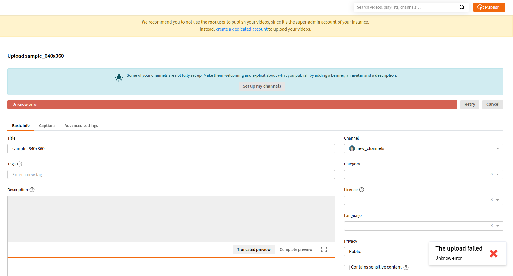 Remove .m2v extension from targets · Issue #4927 · Chocobozzz/PeerTube · GitHub