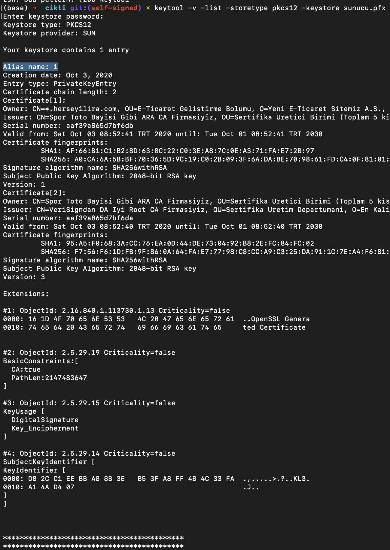 GitHub - cemtopkaya/ssl-sertifika-certificate: Sertifika surecleri
