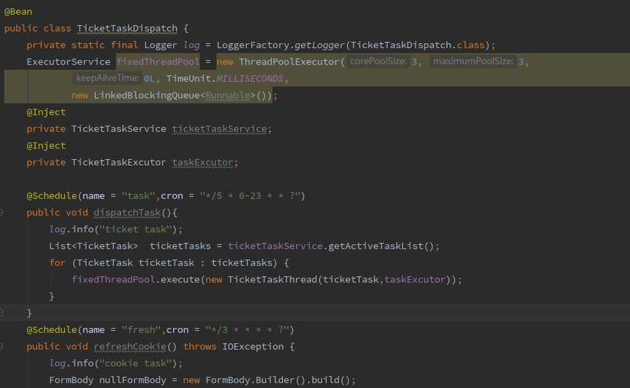 通过注解添加的task在linux服务器上没有执行 · Issue #323 · lets-blade/blade · GitHub
