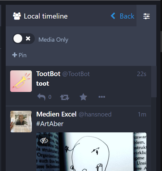 User Timeline Ui Add Tab To Show Only Users Original Toots · Issue 11120 · Mastodonmastodon 