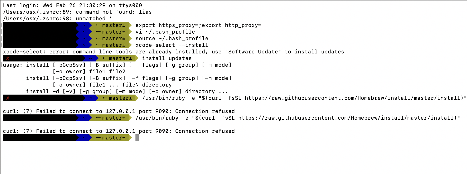 安装 Homebrew · Issue #1136 · neolee/pilot · GitHub