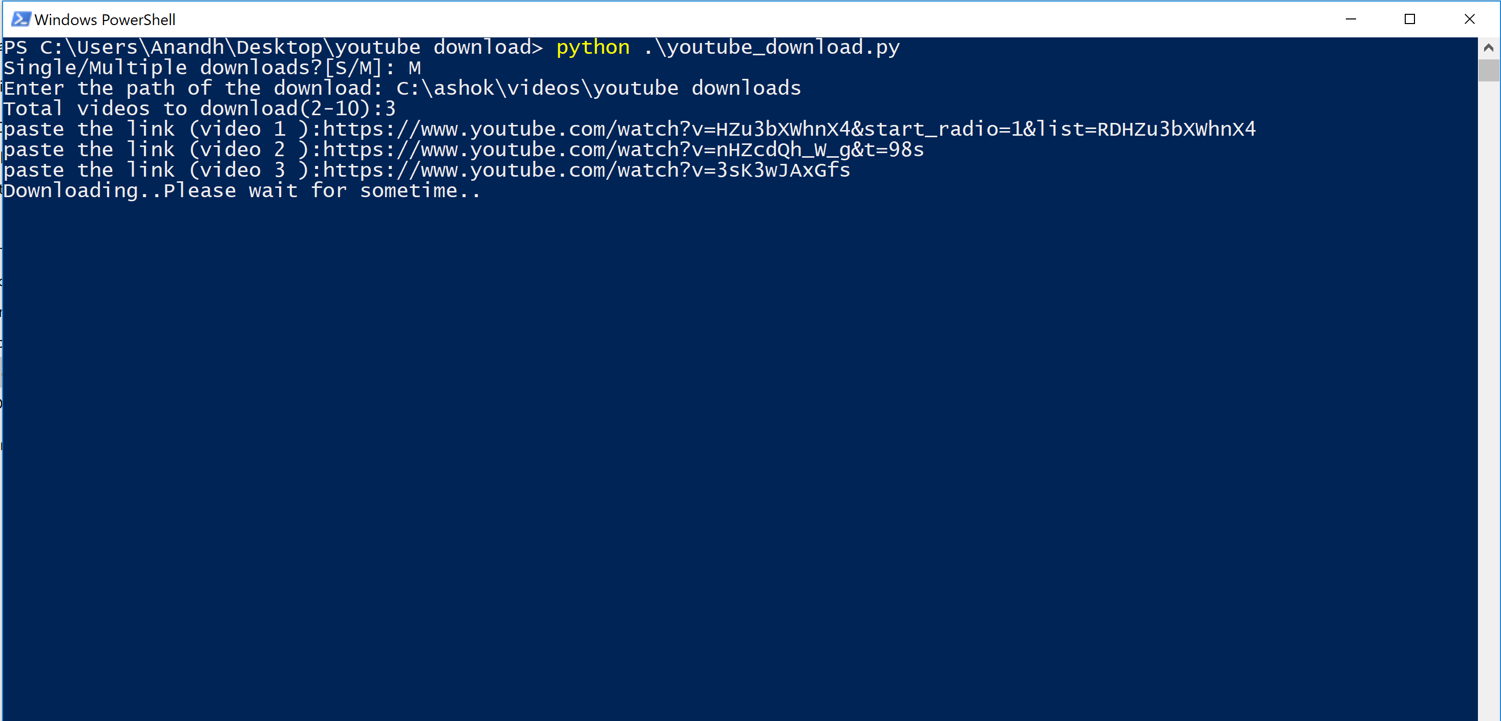 GitHub - anandhkishan/TubeVideo-downloader: Download Single or Multiple ...
