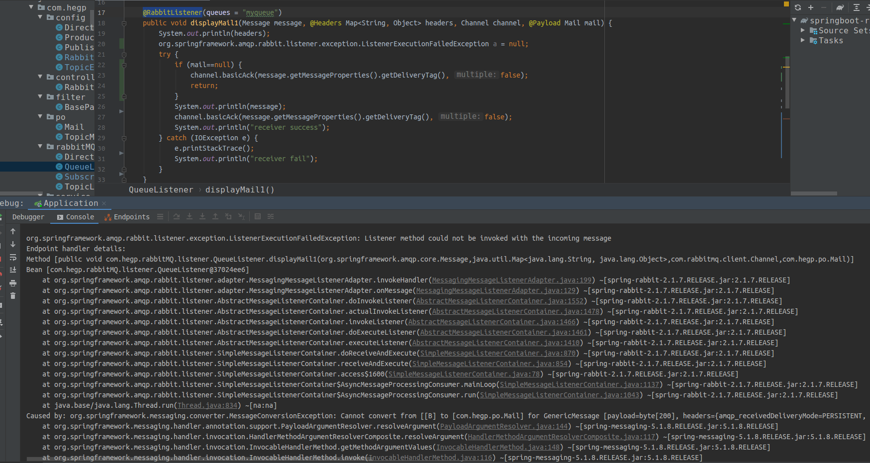 With Rabbitlistener Annotation How To Resolve
