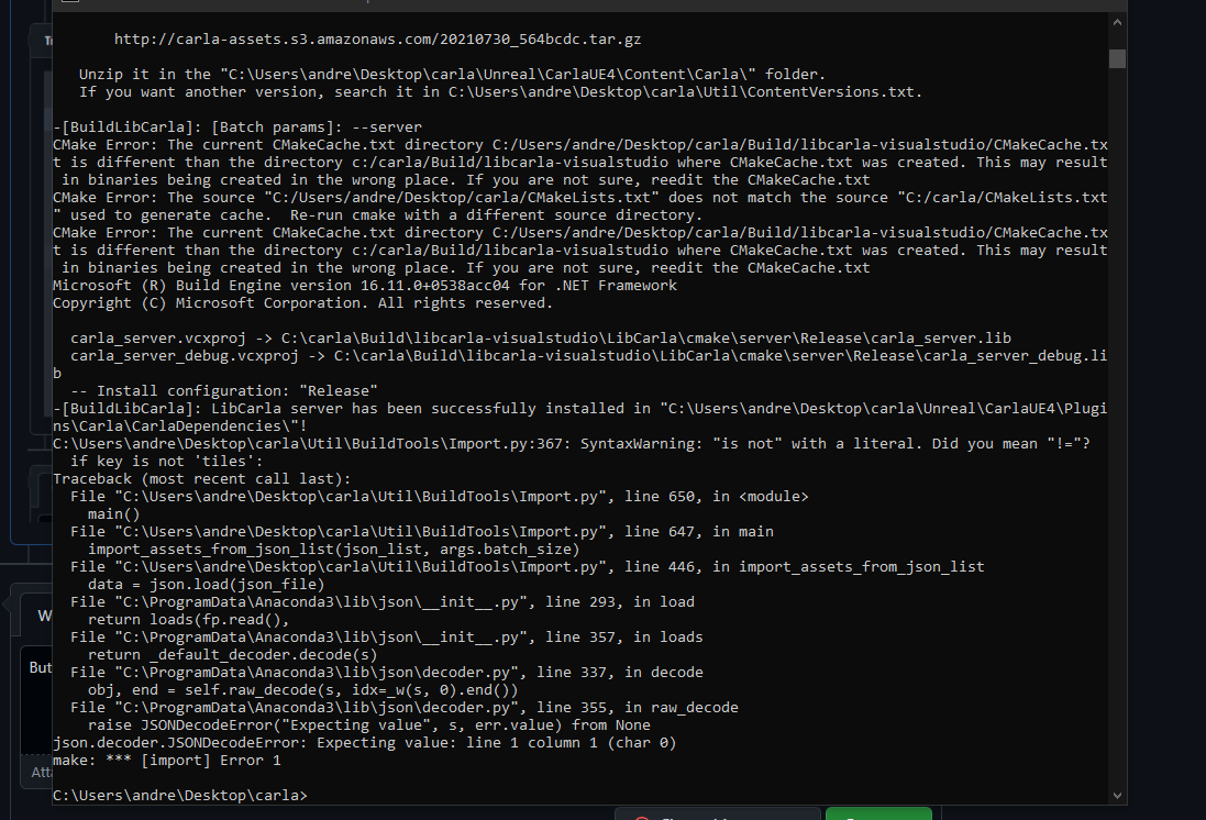 Stuck at "make launch" - make sure you build ShaderCompileWorker. · Issue #4660 · carla ...