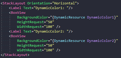 DynamicResources set in different conditions of DataTrigger correctly applies only value set in ...