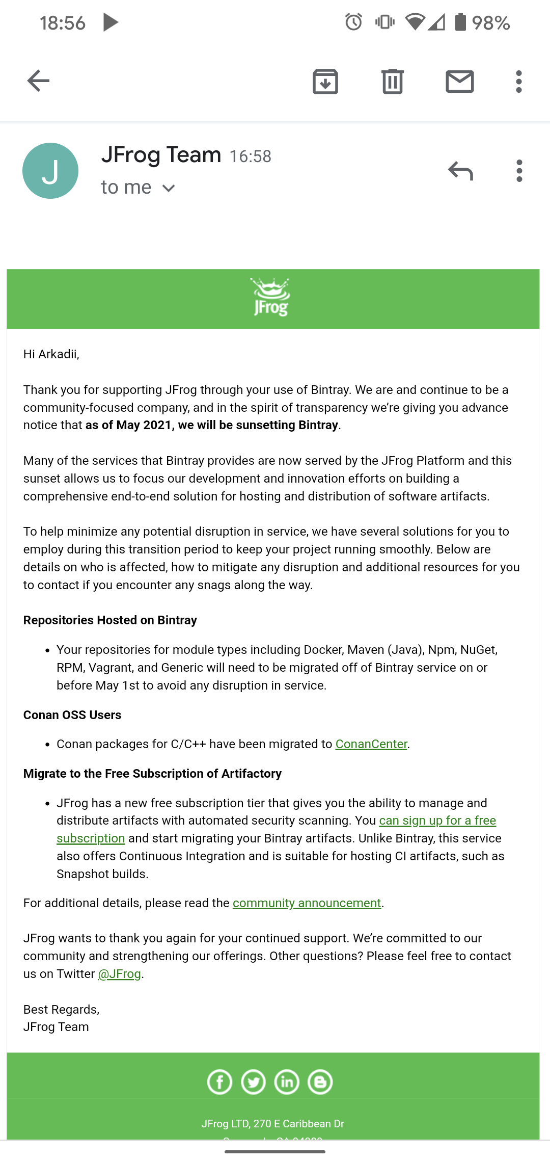 Migrate away from Bintray and Jcenter · Issue #580 · badoo/Reaktive · GitHub
