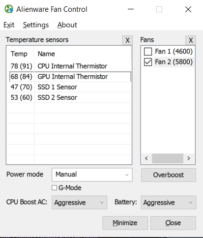 Fan speed lowers at high temperature · Issue #208 · T-Troll/alienfx-tools · GitHub