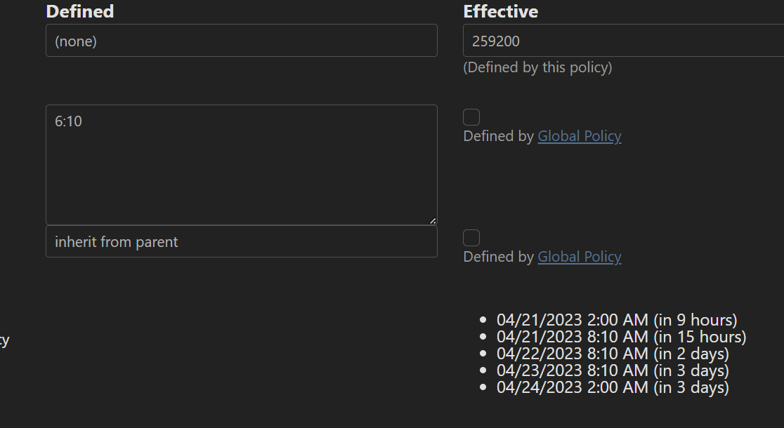 Kopia UI does not respect CLI policy snapshot time/frequency. · Issue #2959 · kopia/kopia · GitHub