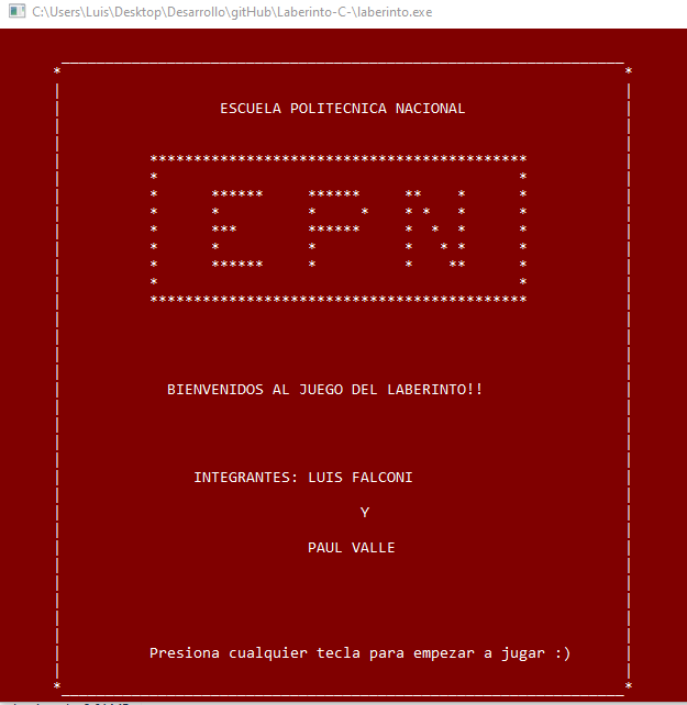 GitHub - lufarapCode/Laberinto-C-: Laberinto desarrollado en C++