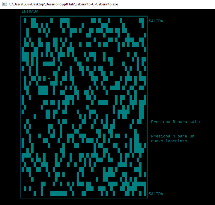 GitHub - lufarapCode/Laberinto-C-: Laberinto desarrollado en C++