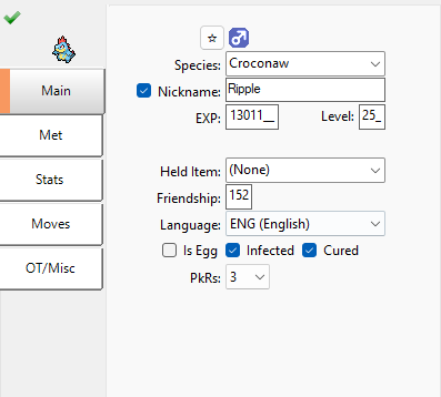 Cured Pokerus doesn't show strain · Issue #3957 · kwsch/PKHeX · GitHub