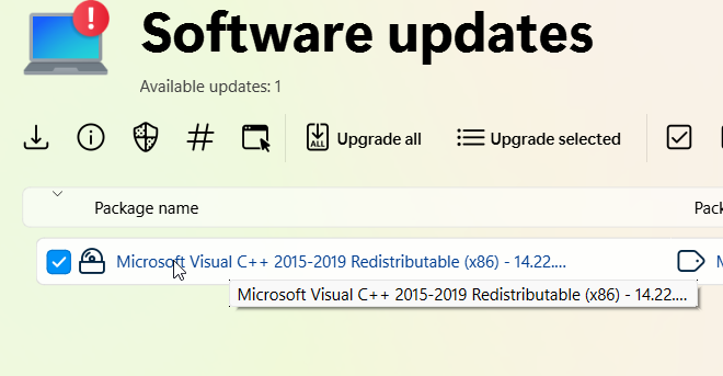 [FEATURE REQUEST] Use more space of the screen to avoid truncate package name and package ...