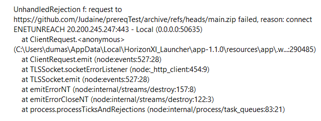 🐛[BUG][Launcher]? · Issue #608 · HorizonFFXI/HorizonXI-Issues · GitHub