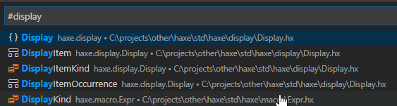 [ide] modules should show up in workspace symbols · Issue #9462 · HaxeFoundation/haxe · GitHub