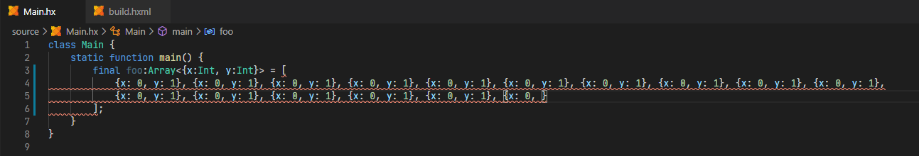 [ide] everything is red if a single struct in an array is missing a field · Issue #9584 ...
