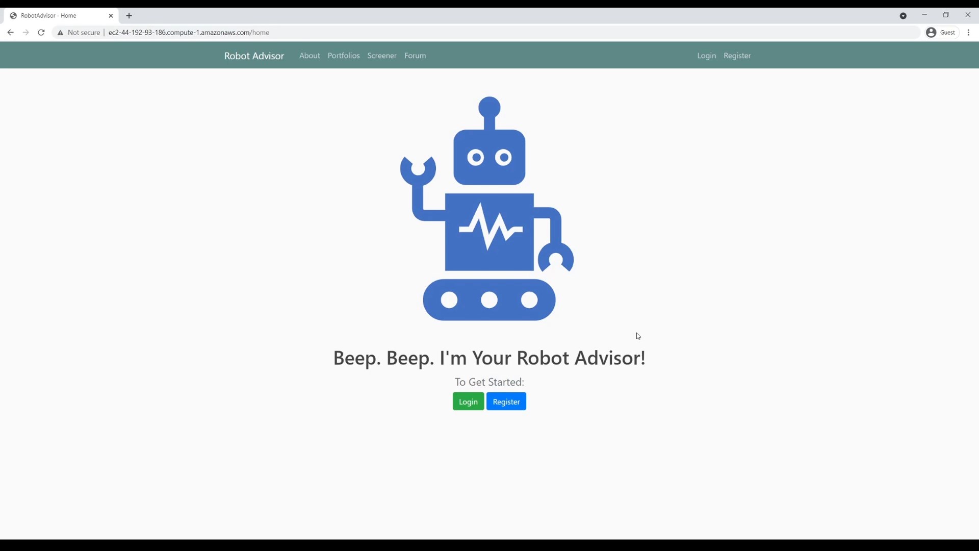 GitHub - HongfeiLi365/RobotAdvisor: A Web App Supported by MySQL, Neo4j, and Machine Learning ...