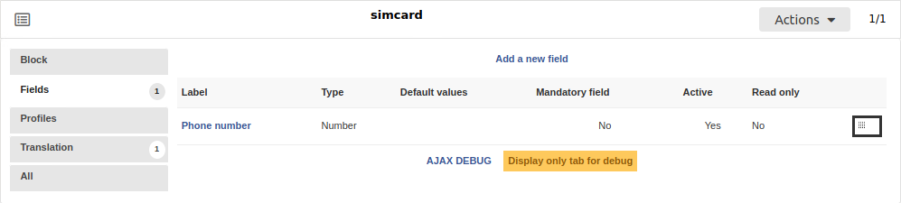 Can't filter or search in custom fields after manually adding sim cards as an associated item ...