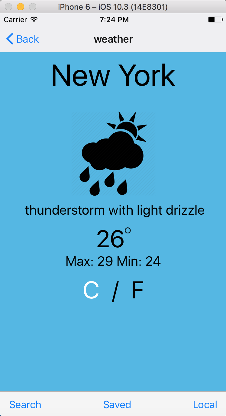 GitHub - Ketevann/React-Native-weatherapp