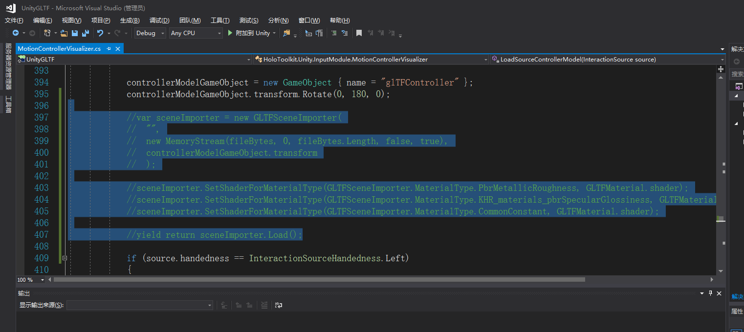 how to do UWP build unity2017.4.5f1 · Issue #313 · KhronosGroup/UnityGLTF · GitHub