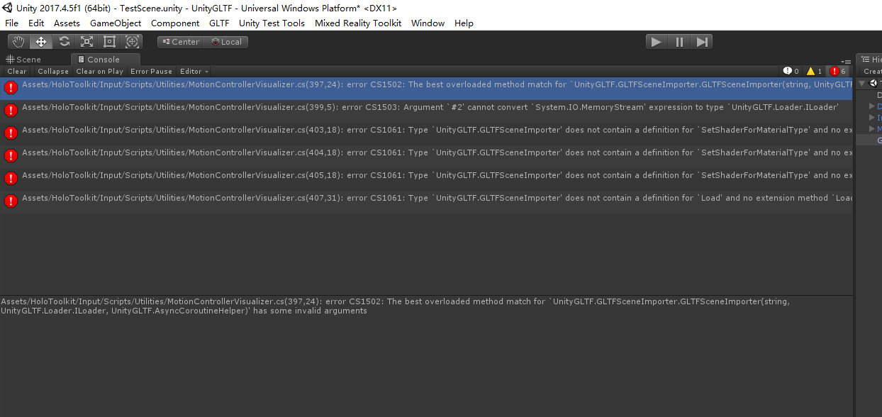 GLTF Can't load it · Issue #3231 · microsoft/MixedRealityToolkit-Unity · GitHub