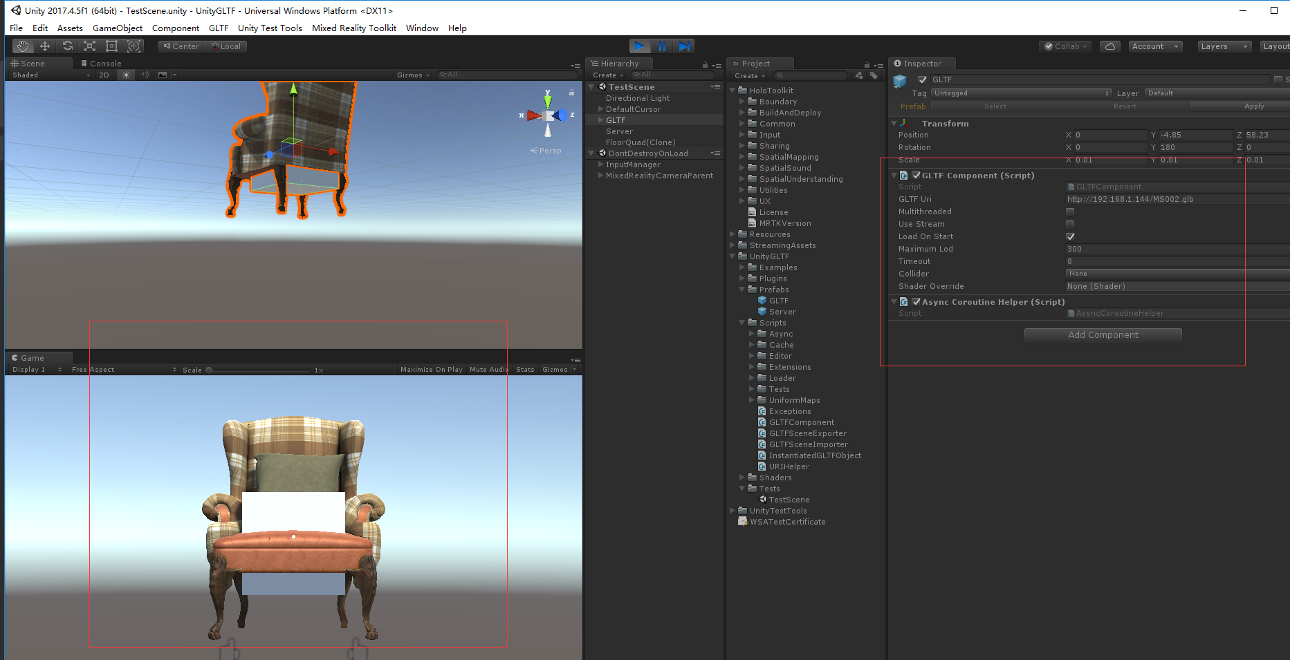 GLTF Can't load it · Issue #3231 · microsoft/MixedRealityToolkit-Unity · GitHub