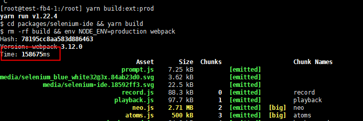 It takes too long to build · Issue #1054 · SeleniumHQ/selenium-ide · GitHub