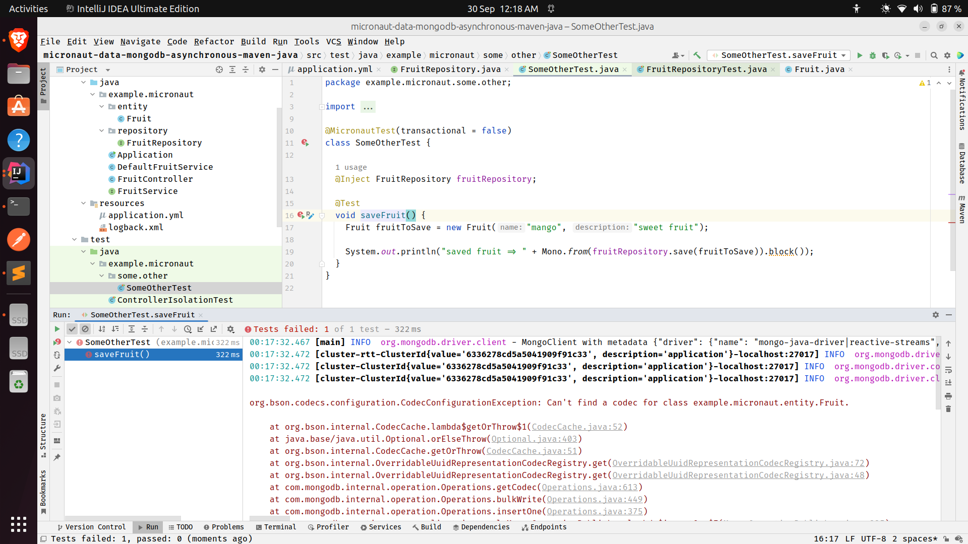 Add `@ReflectiveAccess` to the fruit type in the mongodb guide · Issue #928 · micronaut-projects ...