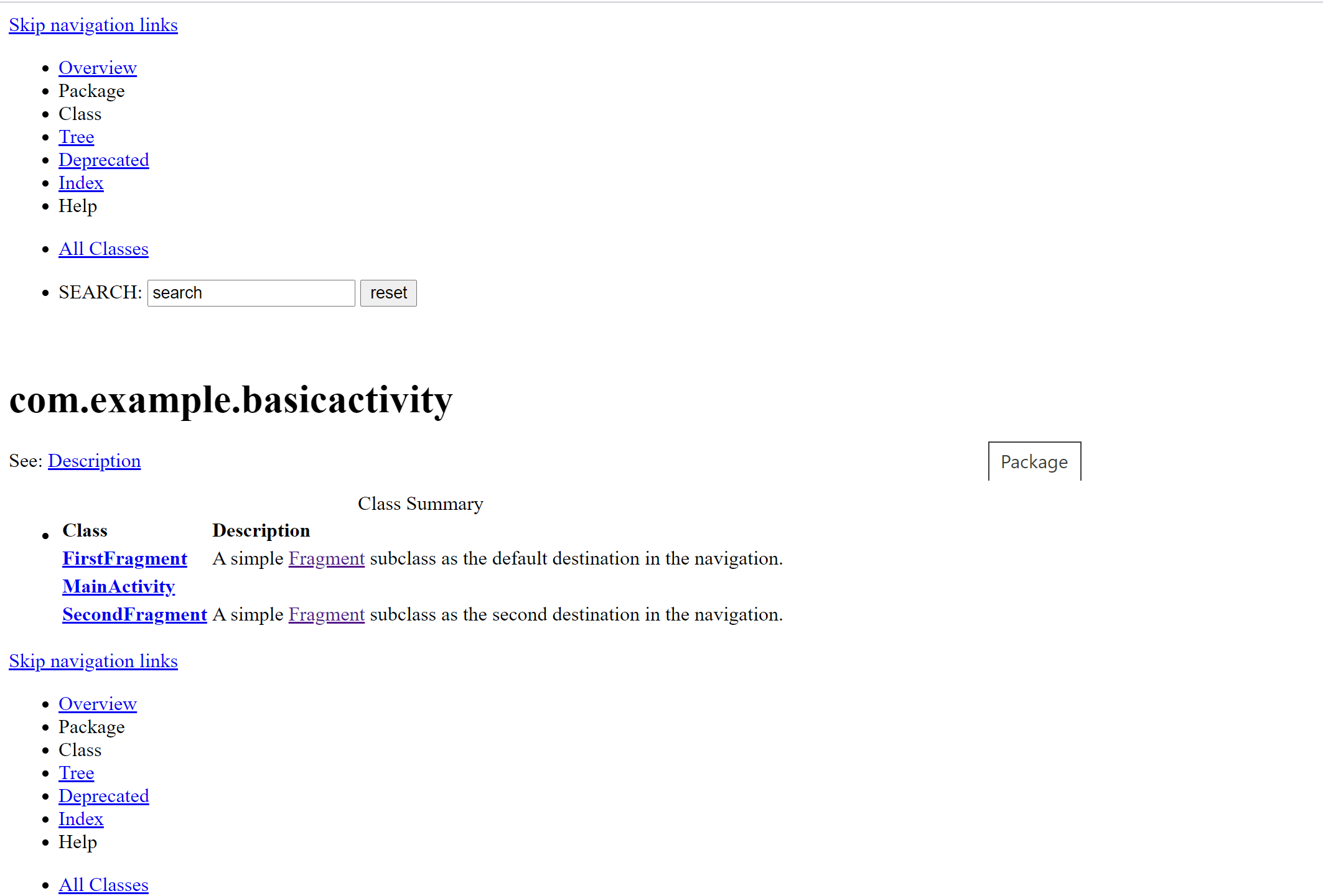 Dokkajavadoc Generated Layout Is Broken For Android Application