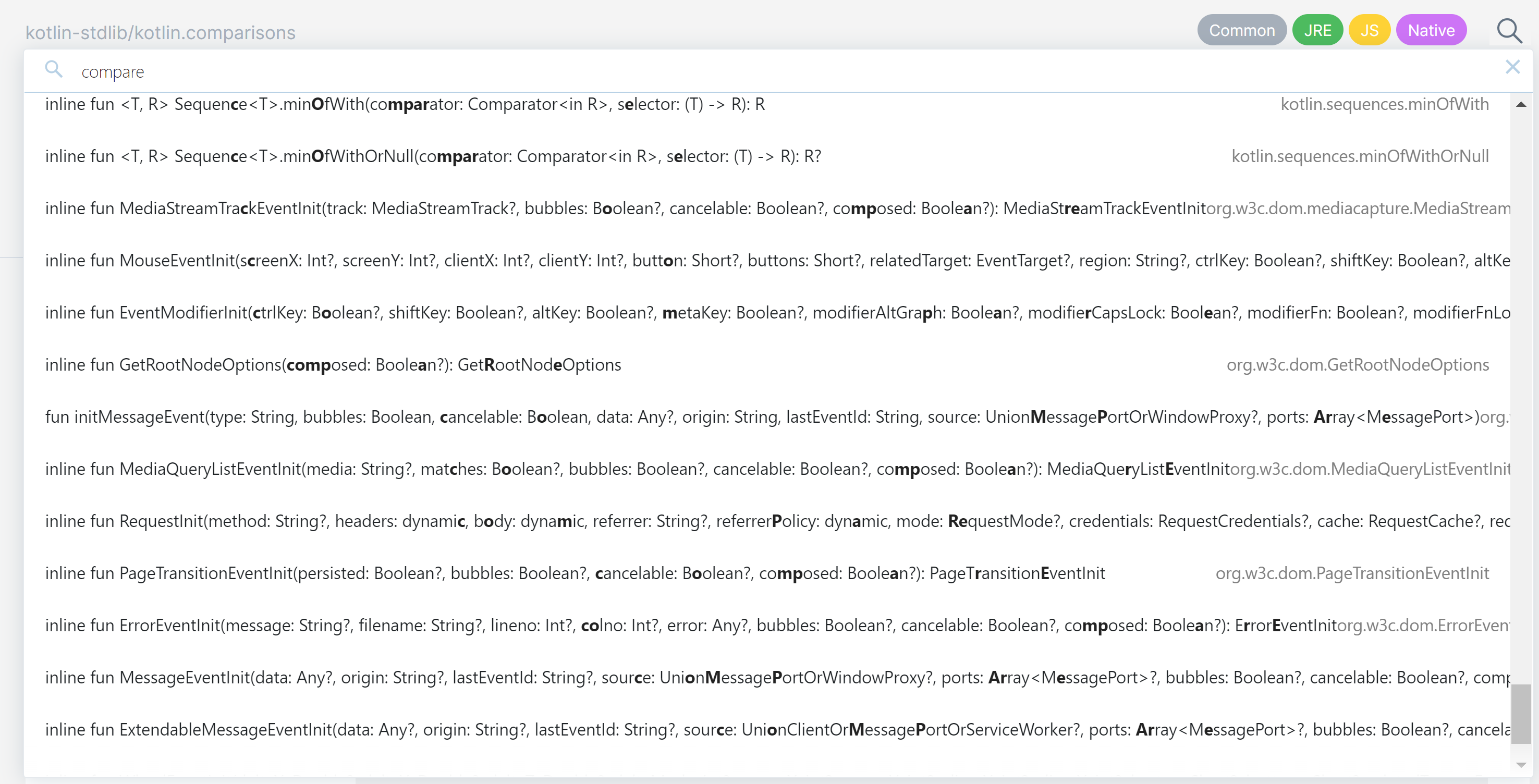 New HTML format: Search shows the most unrelevant results first · Issue #1474 · Kotlin/dokka ...