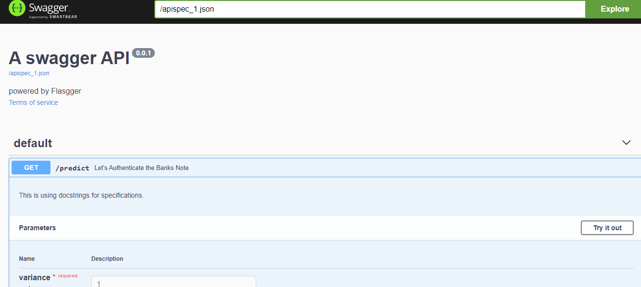 Github Kunaljain94webapi Using Flasgger And Streamlit Note Authentication Project Flask And