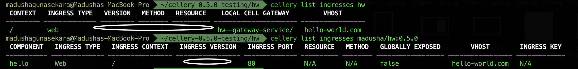cellery list ingresses command is displaying nothing for some fields · Issue #900 · wso2/cellery ...