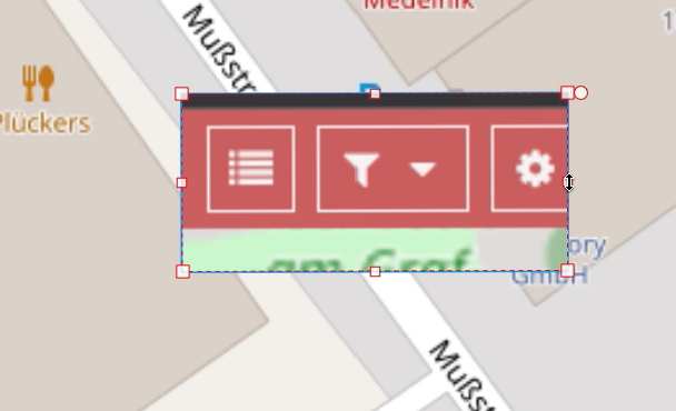 ol.interaction.Transform red dotted line does not follow the movement of the rotation · Issue ...