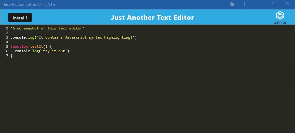 GitHub - sobe1290/SobczykTextEditor: Progressive Web Application Example- Text Editor