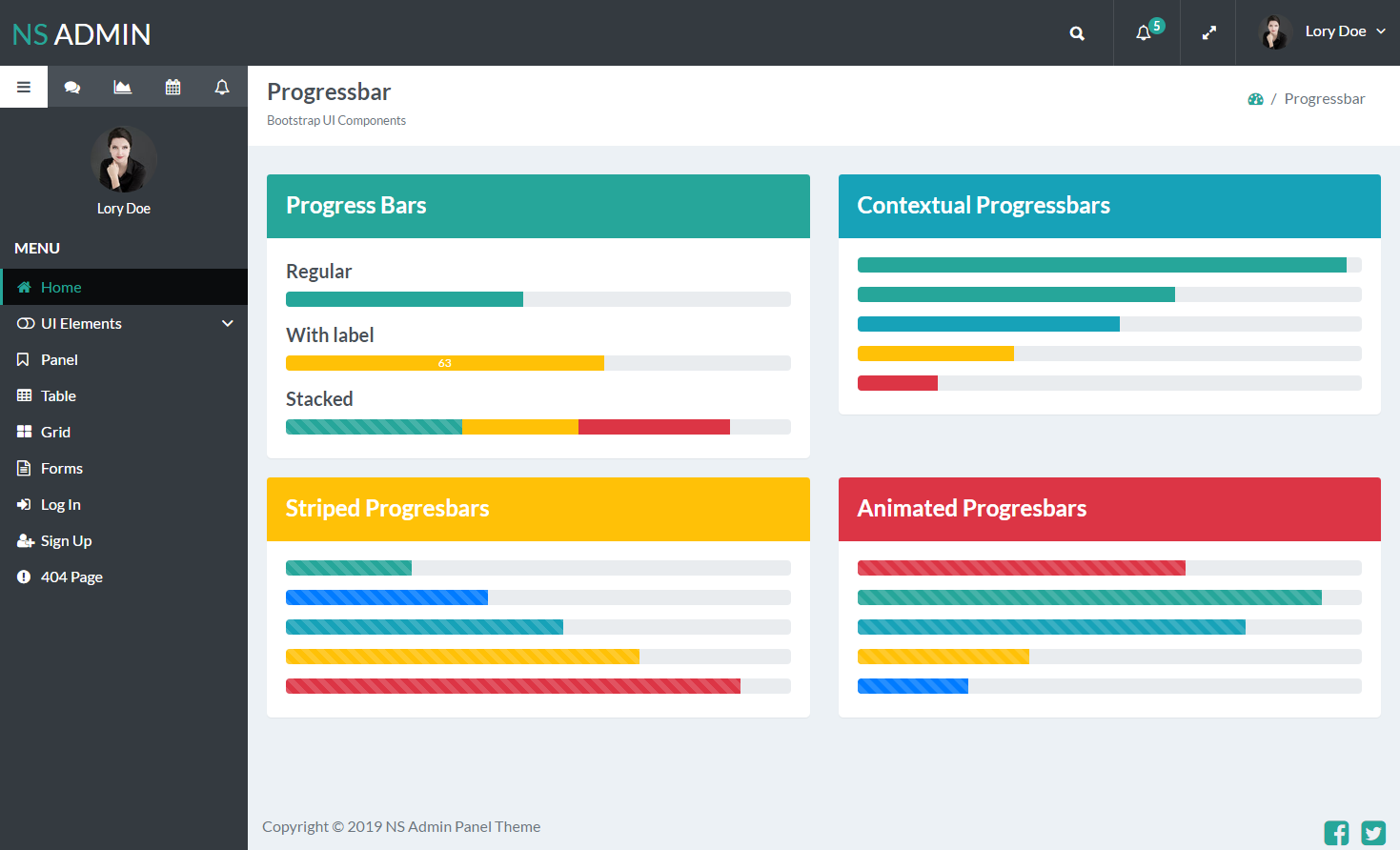 Github Nitsan Technologiesnsbootstrapadminpanel Ns Bootsrap Admin Template Isbased On 5794