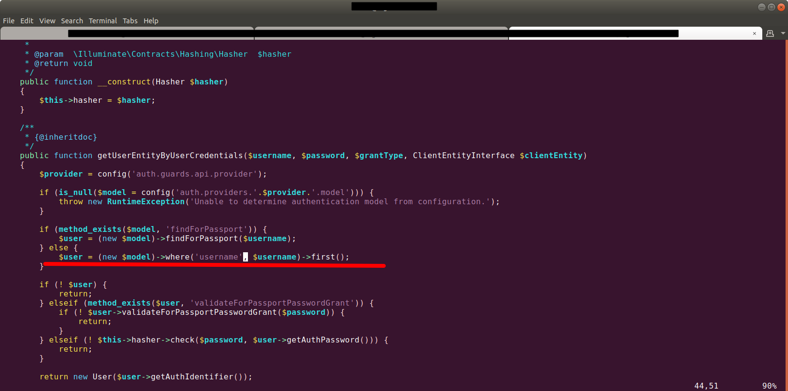 Invalid_credentials, "message": "The user credentials were incorrect ...