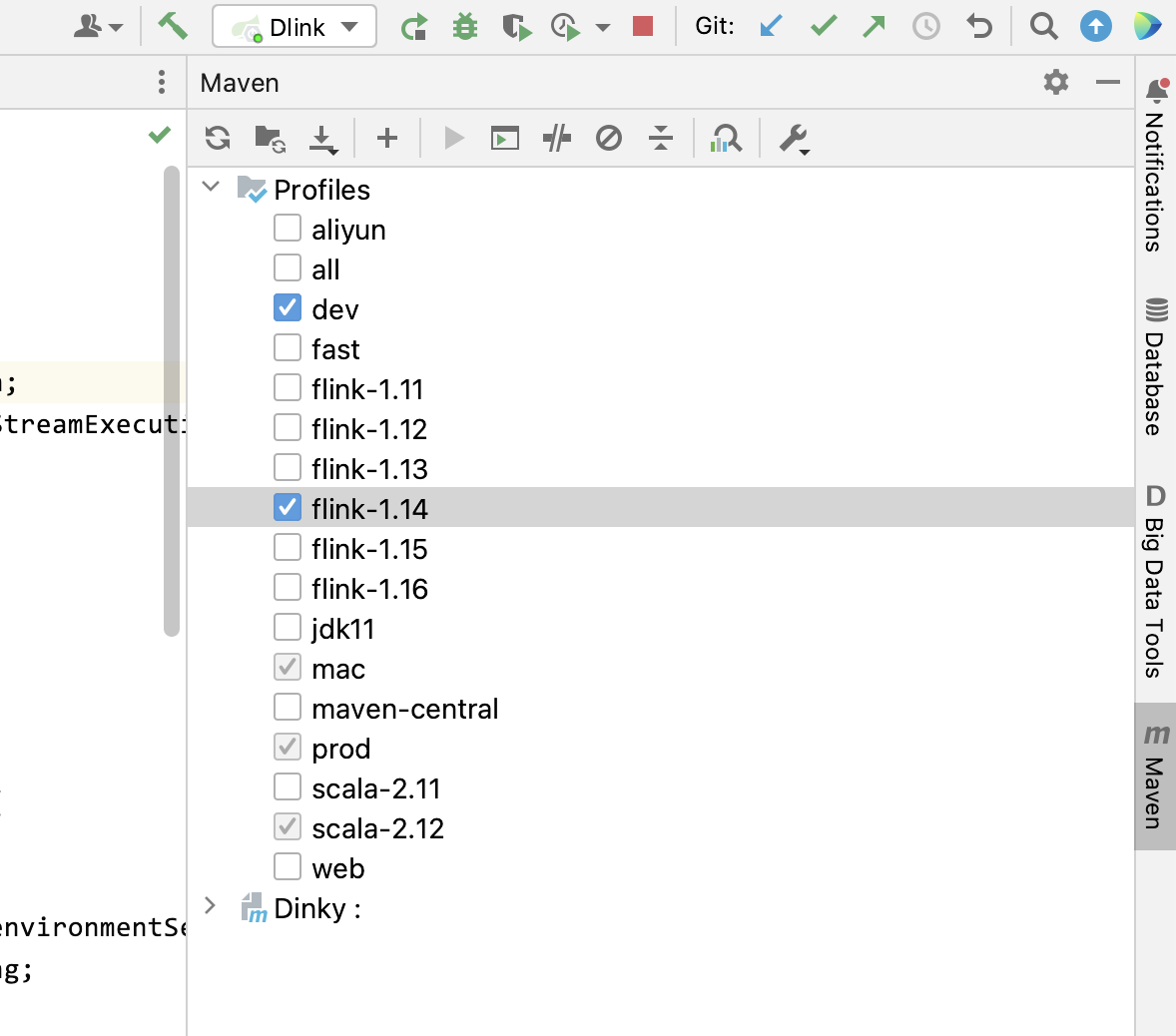[Bug] 关于本地调试提示缺少StreamExecutionEnvironment的class · Issue #1739 · DataLinkDC/dinky · GitHub