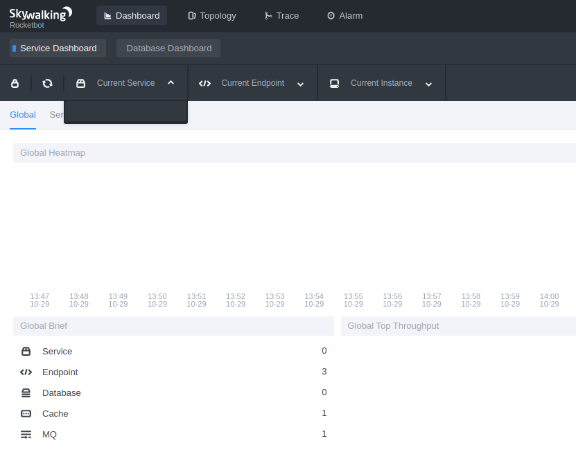 There is no Service in skywalking · Issue #3734 · apache/skywalking · GitHub