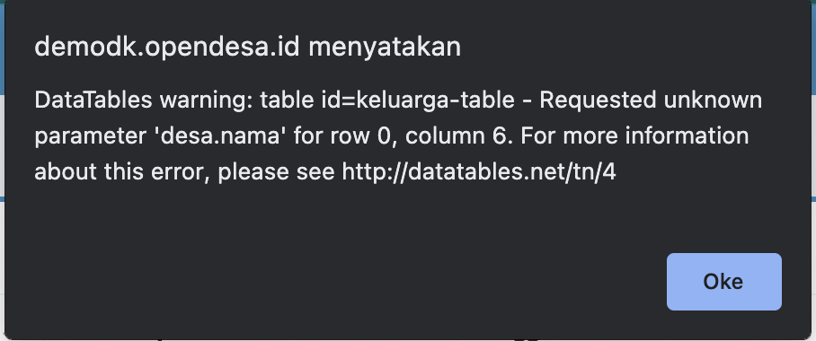 Terdapat Error di menu Keluarga · Issue #626 · OpenSID/OpenDK · GitHub