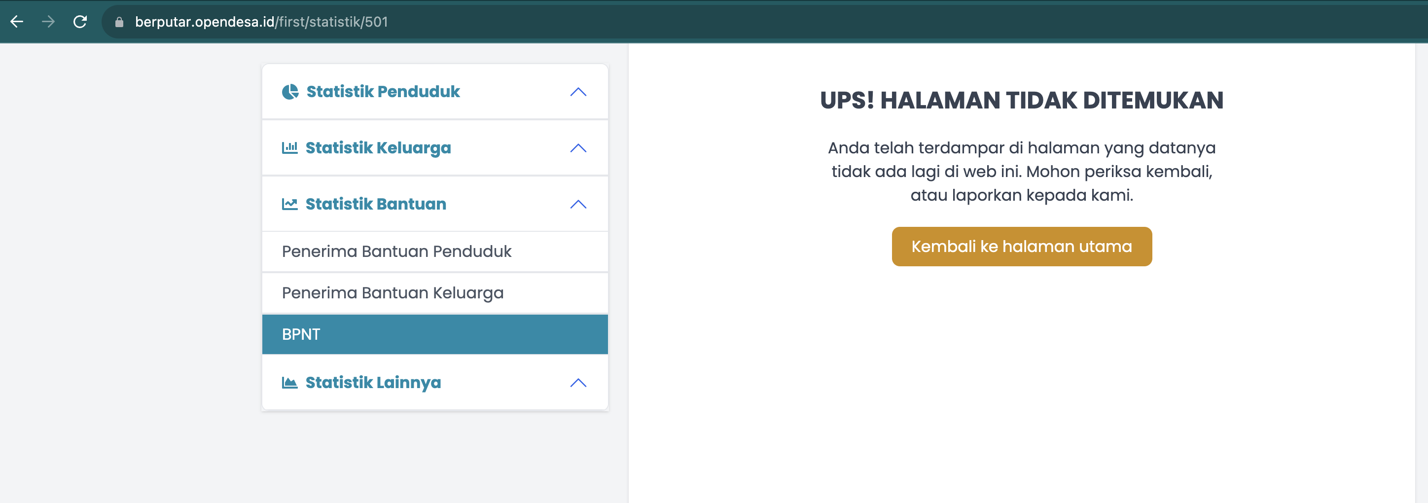 Bug/error: Semua Statistik Bantuan Tidak tampil di WEB · Issue #7178 · OpenSID/OpenSID · GitHub