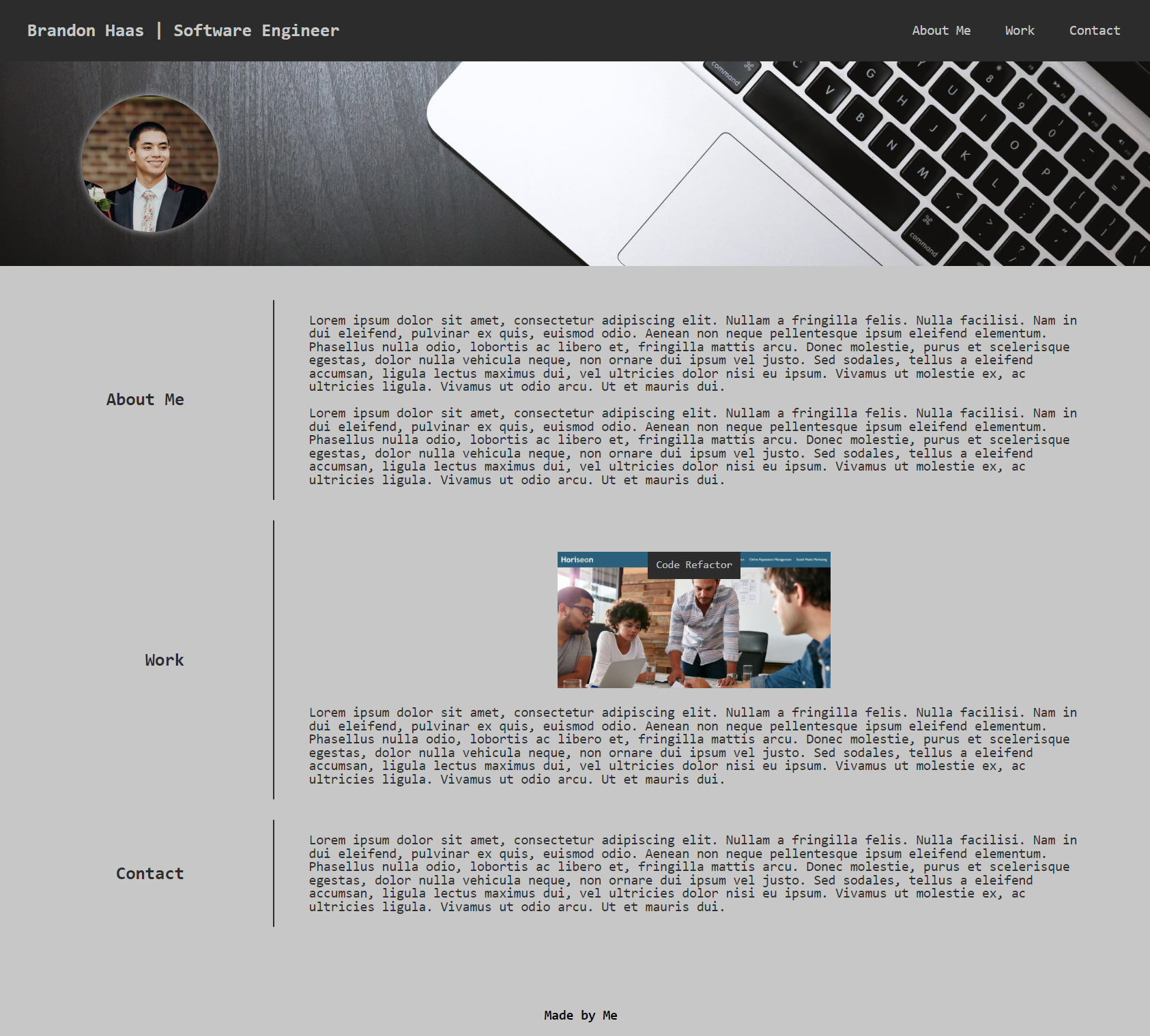 GitHub - bhaas412/portfolio-page: Advanced-CSS challenge