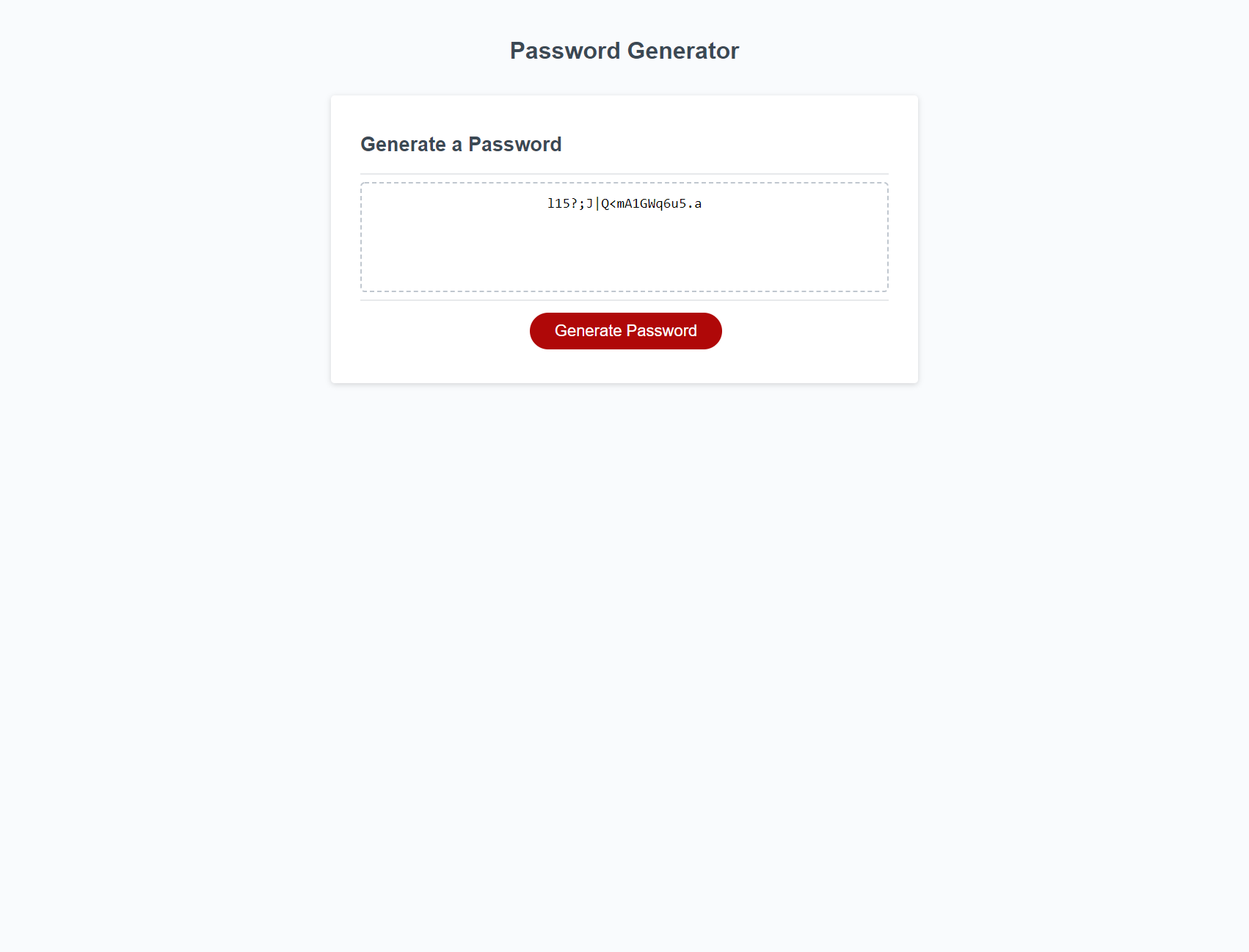 GitHub - bhaas412/password-generator: JavaScript challenge