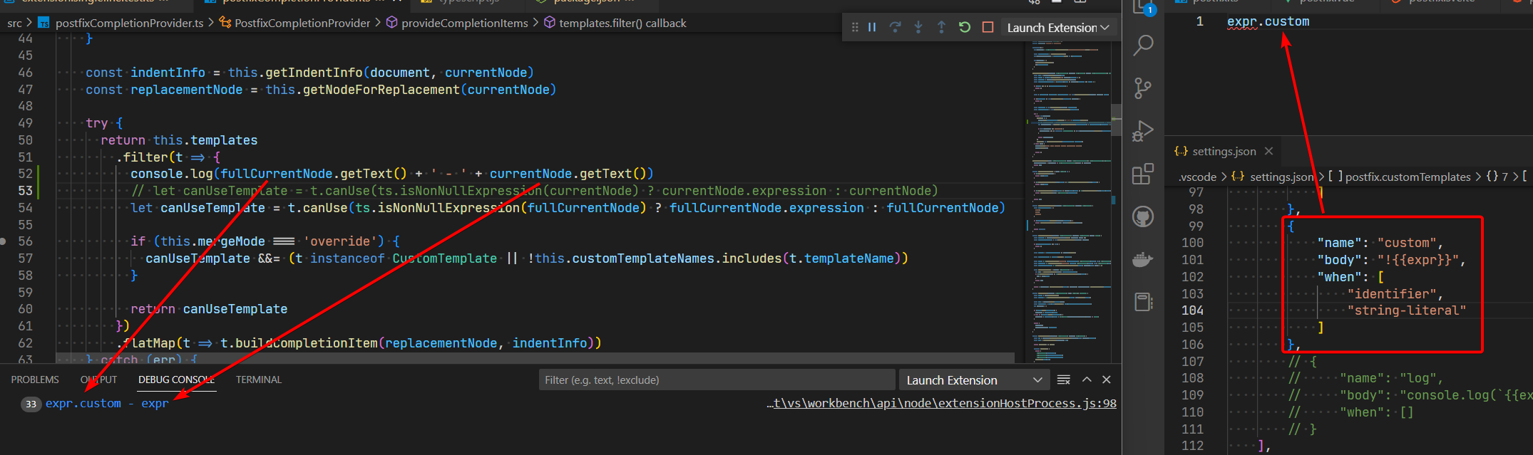 No type suggestions in arrow functions for destructured args · Issue #71 · ipatalas/vscode ...