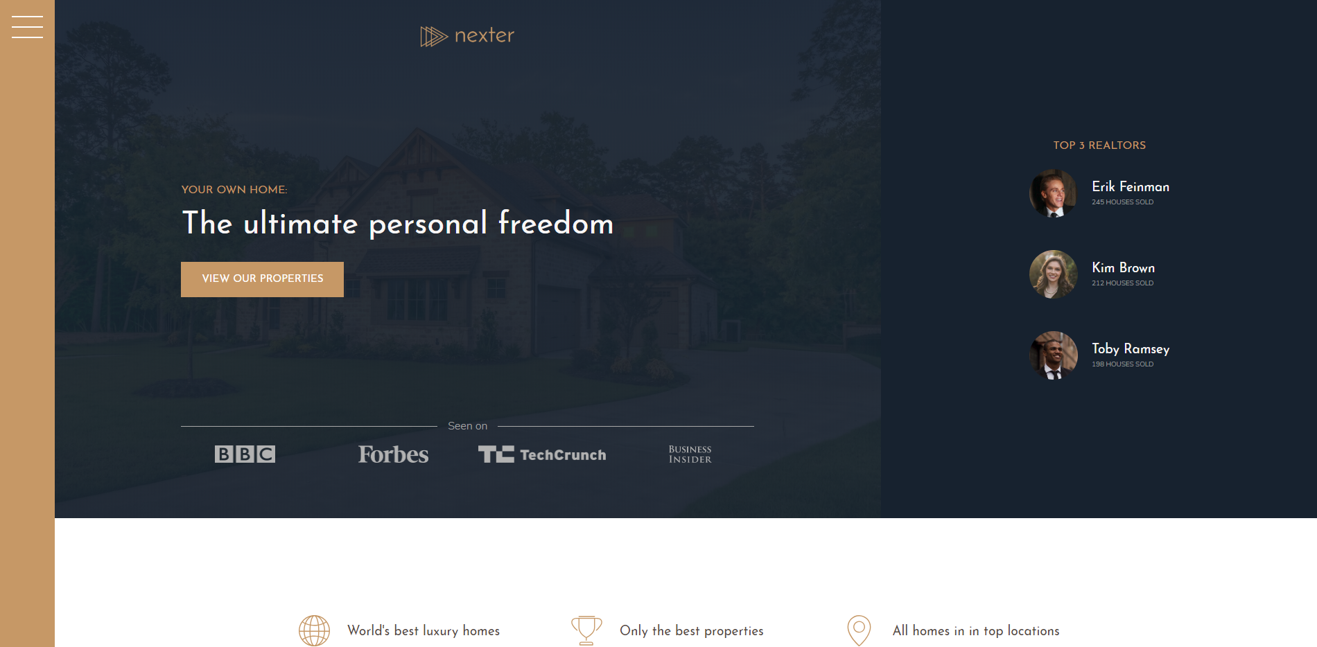 Github Michaeljamieadvanced Css Sass Less Course Three Websites Built With A Focus On Front