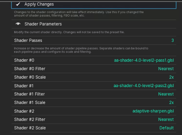 Shader menu bug · Issue #15494 · libretro/RetroArch · GitHub