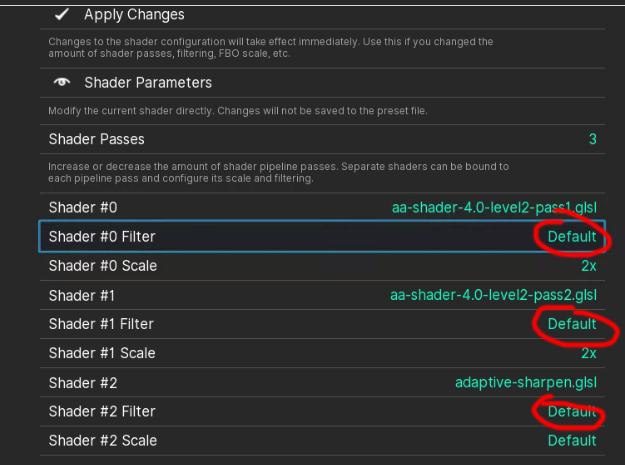 Shader menu bug · Issue #15494 · libretro/RetroArch · GitHub